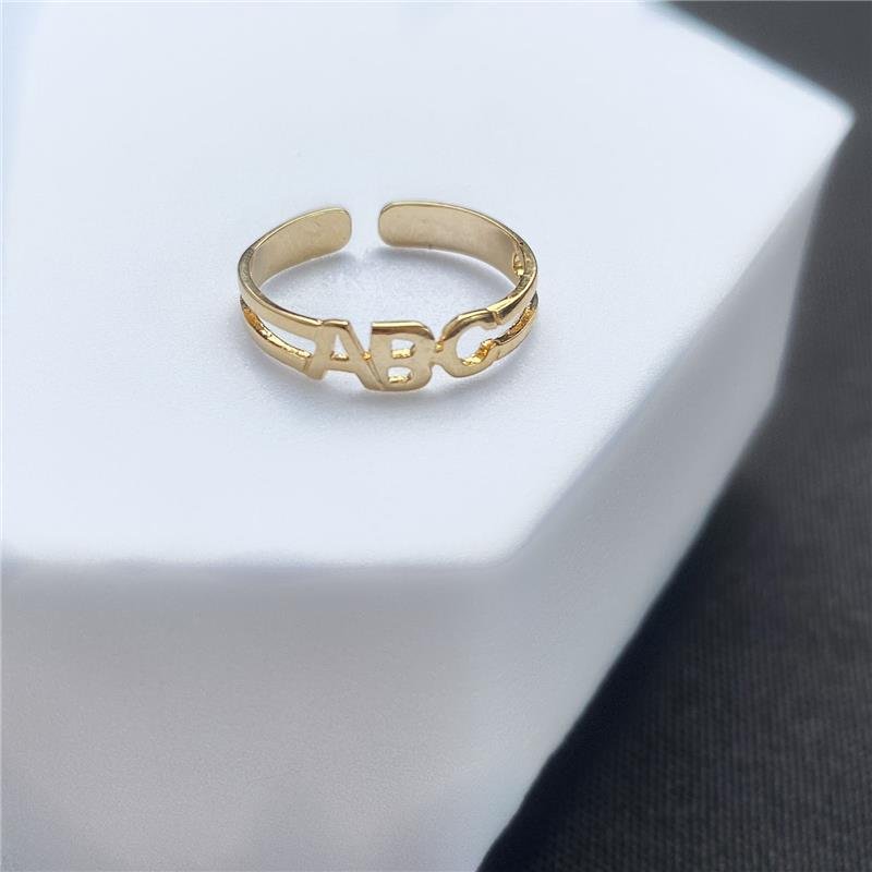 Mais Bela Semijoias - ANEL INFANTIL FORMATURA ABC REGULÁVEL NUMERAÇÃO 6 ...